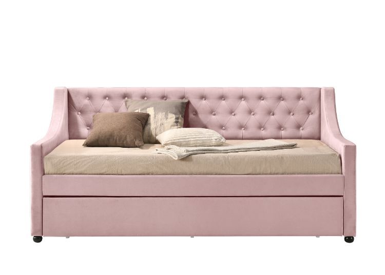 Cama Canguro individual, Sofá Cama rosa, Daybed beige | ENVÍO GRATIS | - Estylo House Muebleria